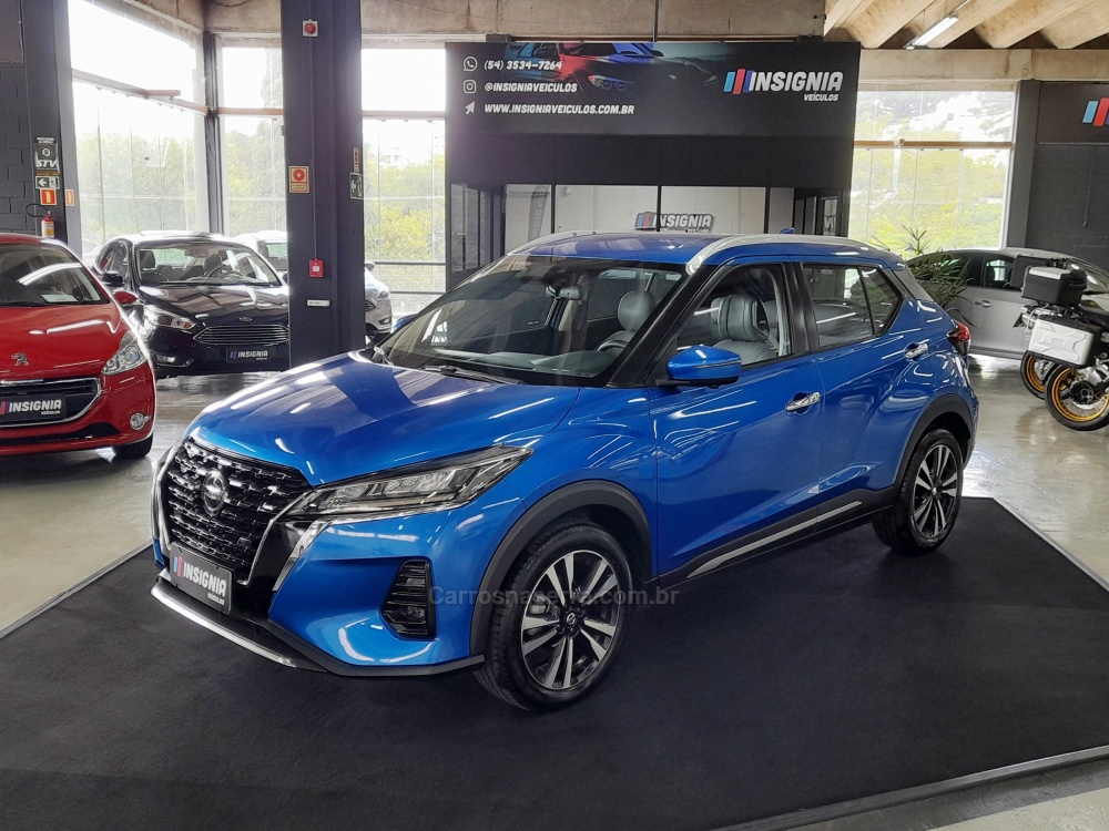 NISSAN - KICKS - 2022 - Azul - Insignia Veículos